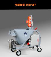 China Dry Mixed Cement Mortar Putty Gypsum Plaster Spray Machine Automatic 3.5kW for sale