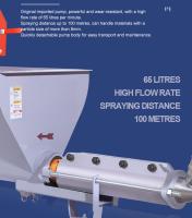 China Multifunctional Sand Cement Mortar Spray Machine Electric Diesel Stucco Pump for sale