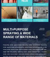 China Multifunctional Sand Cement Mortar Spray Machine Electric Diesel Stucco Pump for sale