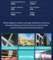 China Multifunctional Sand Cement Mortar Spray Machine Electric Diesel Stucco Pump for sale