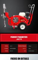 China Compact Airless Putty Spray Machine 220V / 380V Spray Painting Equipment 98kg for sale