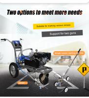 China 22Mpa Pressure Road Marking Machine 5.5HP Traffic Line Painting Equipment for sale