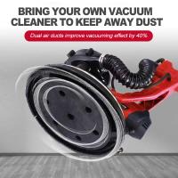 China Hand Vacuum Putty Sander Machine Brush Motor Concrete Floor Wall And Ceiling Sander for sale
