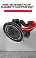 China Hand Vacuum Putty Sander Machine Brush Motor Concrete Floor Wall And Ceiling Sander for sale