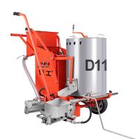 China Parking Lots Stadium Road Marking Machine Diesel 6.5HP 10 L/Min 250 Bar Hydraulic Straight Line Cold Melt Spray for sale