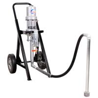 China pu tube pistol pneumatic drive anti corrosion marine epoxy paint sprayer machine zinc alloy primer boat painting coating machine for sale