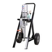 China pu tube pistol pneumatic drive anti corrosion marine epoxy paint sprayer machine zinc alloy primer boat painting coating machine for sale