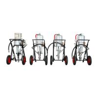 China ST45 45:1 pneumatic drive anti corrosion marine paint spray epoxy sprayer machine zinc primer boat ship paint spray coating machine for sale