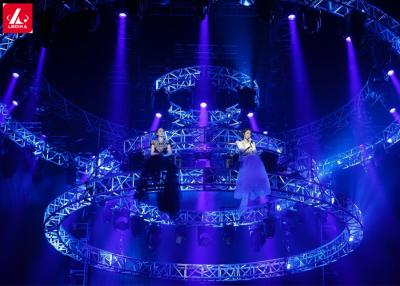China Aluminum Circle Lighting Truss Structure 300*300mm Heavy Load for sale