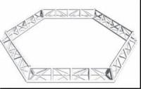 China Customized Special Shaped Aluminum Truss For Hanging Lights for sale