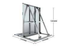 China Heavy Duty Aluminium Material Crowd Control Barricade Barrier For Large Project for sale