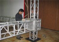 China Square Bolt Aluminum Box Truss Speaker Hangers 520x760 mm Simple Installation for sale