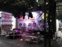 China Night Bar Revolving Aluminum Spigot Truss / Circular Lighting Truss Energy Save for sale