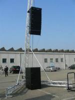 China Single TUV A Speaker Truss Tower Aluminum 6082 Spigot Diameter Φ50mm for sale
