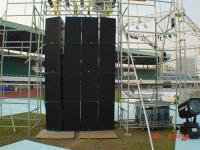 China Aluminum Durable Layer Speaker Truss Outdoor Show with Smooth Weld 48.3mm steel tube for sale