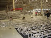 China Metal Trussing 450mm Stage Truss Display Auto Show 18 Meters Maximum Span for sale