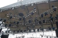 China TUV Stage Light Stands Aluminium Lighting Truss Lamp Metal Trusses Φ 50×3 mm for sale