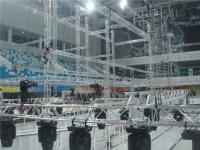 China 6082 T6 Aluminum Stage Lighting Truss Systems Square Spigot 0.5m - 4m for sale