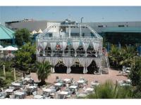 China White Aluminum Spigot Truss 50×3 mm For Seaside Holiday Restaurant for sale