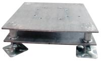 China Removable Truss Tower System Lift Steel Base Plate / Mobile Truss Square Base Plate for sale