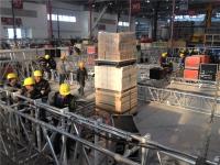 China Auto Show Black Aluminum Spigot Folding Truss 520x950 mm 20kg per meter for sale