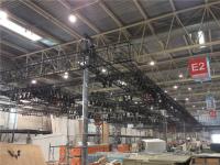 China Auto Show Black Aluminum Spigot Folding Truss 520x950 mm 20kg per meter for sale