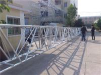 China 100 Feet Aluminum Folding Truss Largest Span Silver Black Outdoor for sale