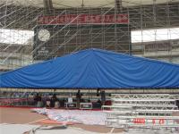 China Retractable Aluminum Global Stage Roof Truss System / Lighting Truss Lift Global Trussing for sale