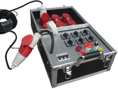 China Heavy Duty Stage Truss Systems Electric Hoist Controls Silver With Black Board for sale