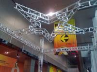 China Party Bolt Circular Truss Aluminum For Concert / Cabaret Star Shaped Five Corners for sale
