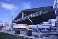 China Lightweight 12 Inch Concert Stage Roof Truss / DJ Truss Stand Roof Frames for sale