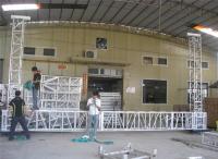 China Custom 6M Goalpost Lighting Stand Aluminium Trussing 400x400 mm With Manual Hoist for sale