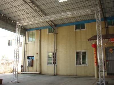 China 12m Gentry Goal Post Truss Lighting Stand Spigot Bolt 300x300 mm 6082 T6 Aluminum for sale