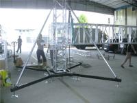 China 12m Gentry Goal Post Truss Lighting Stand Spigot Bolt 300x300 mm 6082 T6 Aluminum for sale