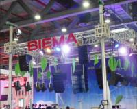 China Laser Lighting Truss Tower System Cylindrical Column Stage Trussing Lifting Tool for sale