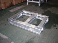 China Aluminum Alloy 6082 T6 Spigot Truss Angle / Bolt Truss Flexible Angle for sale