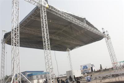 China TUV Stage Trussing Roof Framing Exhibition Frame Spigot Truss 50m2 - 300m2 for sale