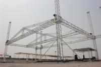 China Concert Stage 300mm Screw Aluminum Square Truss 0.5 Meter -4 Meter for sale