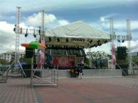 China Thick Aluminum Stage Trussing Roofing Trusses Medium Event Olympic Games Show for sale