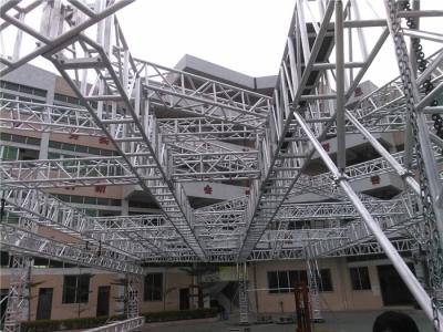 China 6082 T6 Aluminium Box Truss 287mm -1000mm For Outdoor Performance for sale