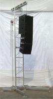 China Black Indoor Layer Speaker Truss Aluminum Loading LED System 300x300 mm for sale