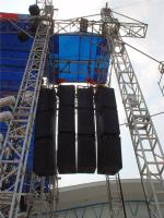 China Spigot Aluminum A Speaker Truss Layer Truss DJ Lighting Stands 48.3mm Steel Tube for sale