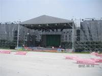 China Exhibit Steel Silver Layer Truss / Staging TrussTUV SGS Trussing System For LED Screen for sale