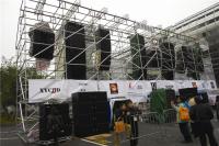 China Waterproof Aluminum Speaker Truss Stand Welding Outdoor Vocal concert Celebration for sale