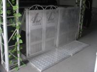 China Aluminum Crowd Control Barrier Security Fencing 2000N Horizontal force for sale