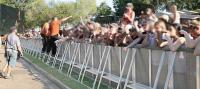 China Aluminum Crowd Control Barrier Security Fencing 2000N Horizontal force for sale