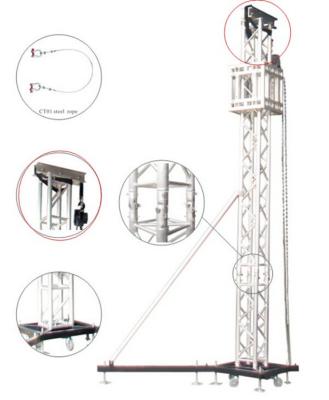China Waterproof Aluminum Stand Truss Tower System International Truss Systems for sale