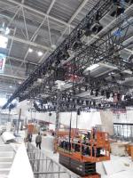 China Thick Square Folding Stage Truss 600x1200 mm Trussing System for Indoor Evening Party for sale