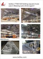 China 520x950 mm Foldable Aluminum Truss Triangle 1055kg - 1898kg Loading Weight for sale