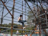 China Φ48×2 mm Layer Truss Array speaker hangers 50x3 mm Steel Tube Heavy Loading for sale